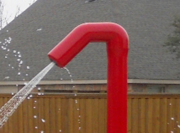 Shower Sprayer Splash Pad Feature - Rain Deck
