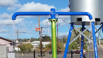 Shower Arms 2 Water Feature by Rain Deck
